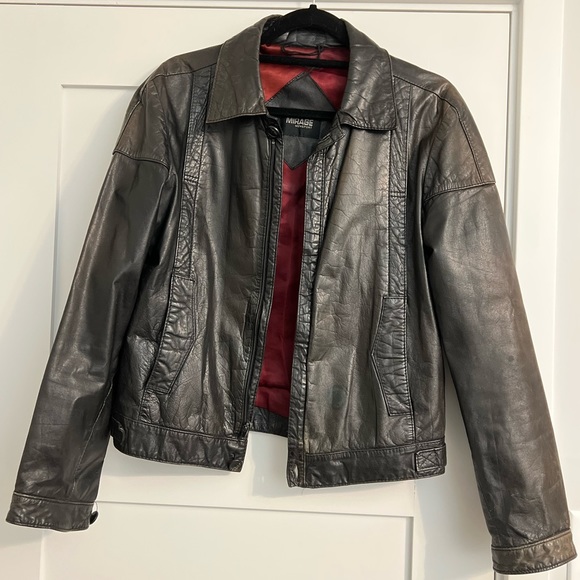 Mirage Menswear | Jackets & Coats | Vintage Mirage Leather Jacket Fits ...